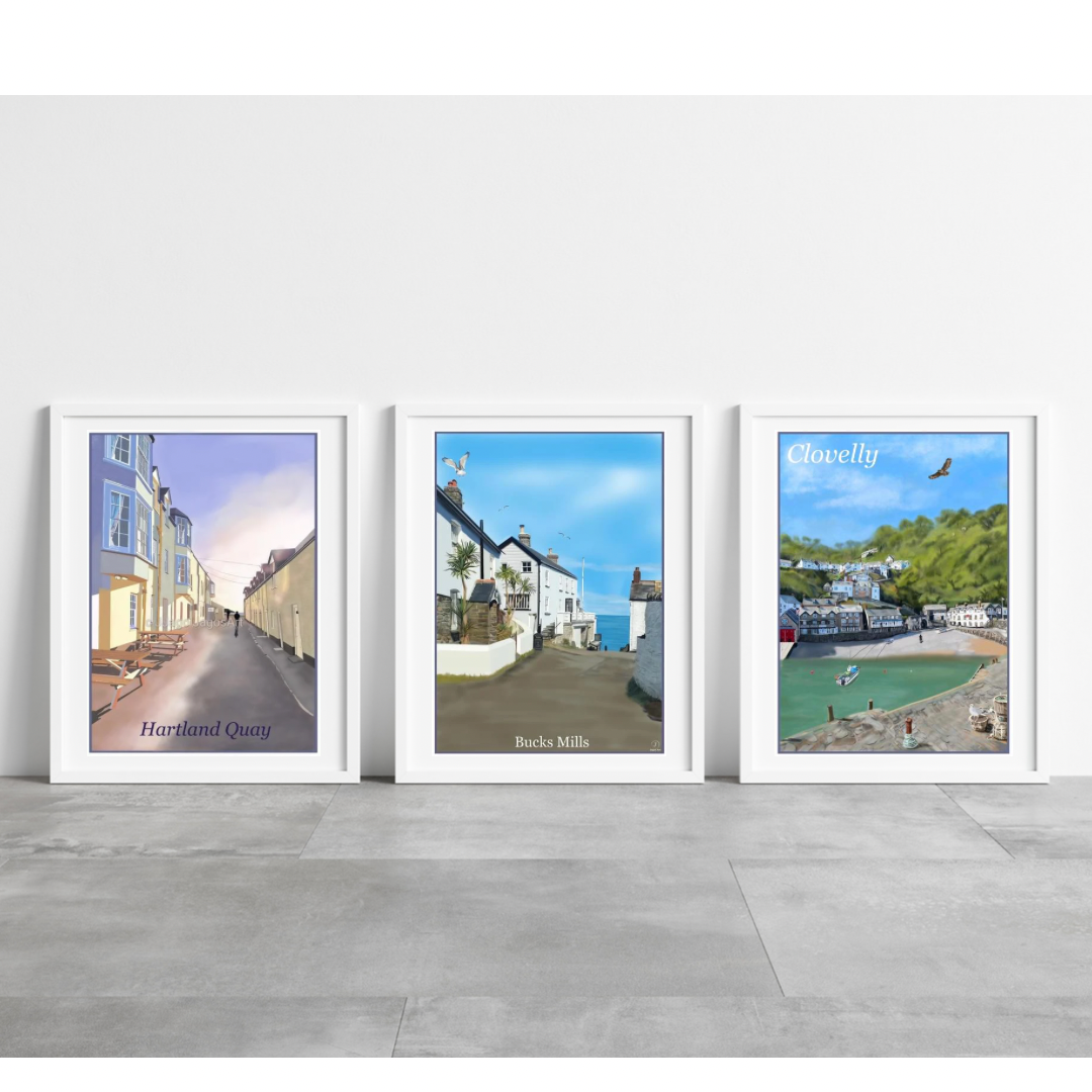 North Devon Scenes Wall Art Prints – Jagos Art